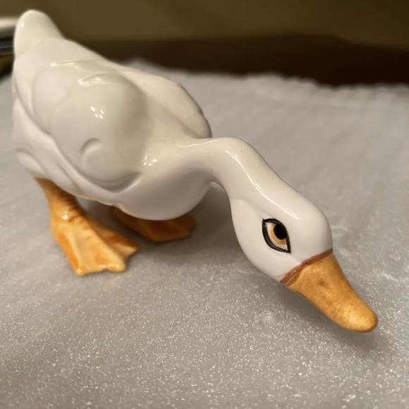 Vintage | Art | Vintage Ceramic Porcelain Goose Hand Painted 75 Long ...